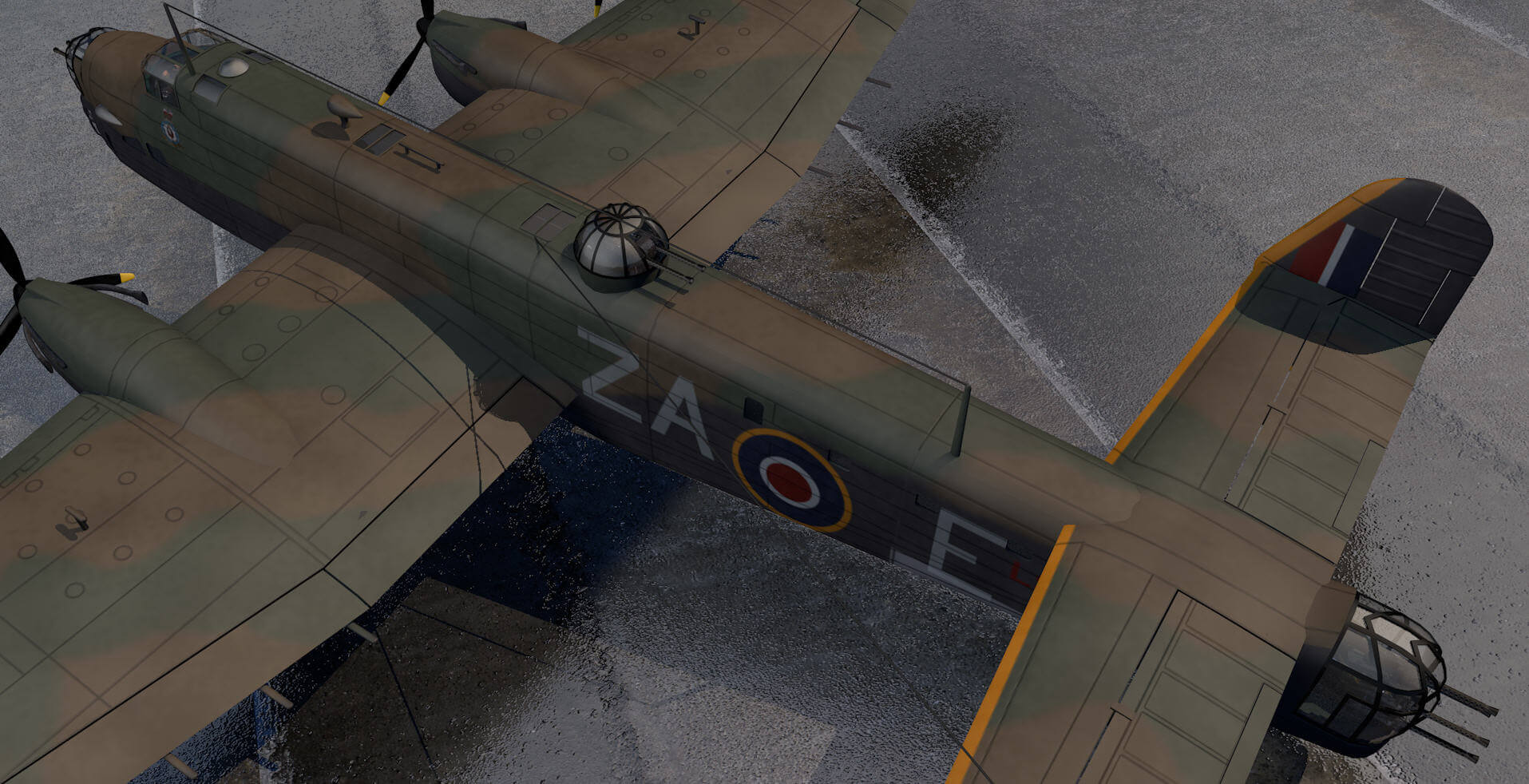 Handley Page Halifax Mk-2 3D Model by ChipBassChaos