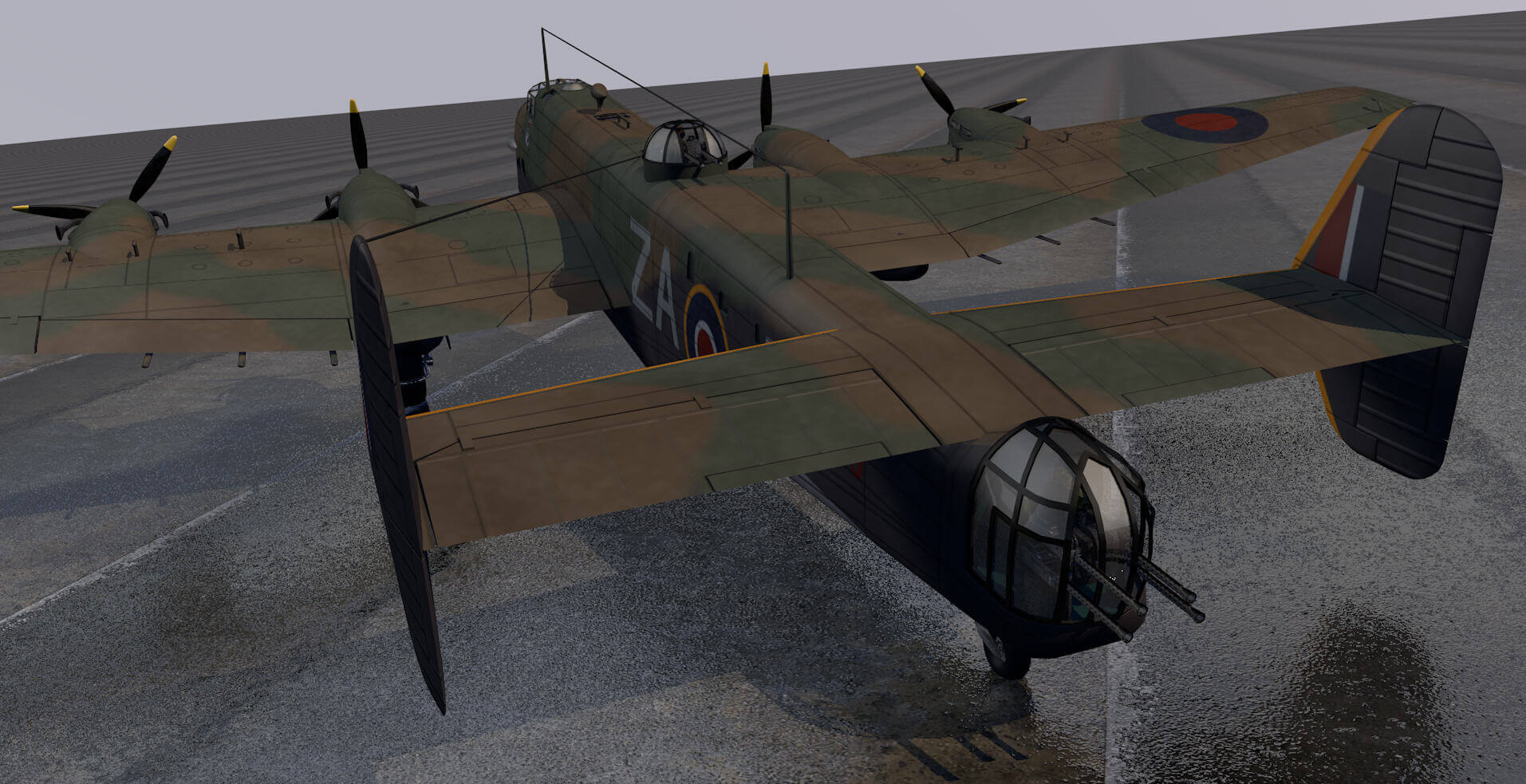 Handley Page Halifax Mk-2 3D Model by ChipBassChaos