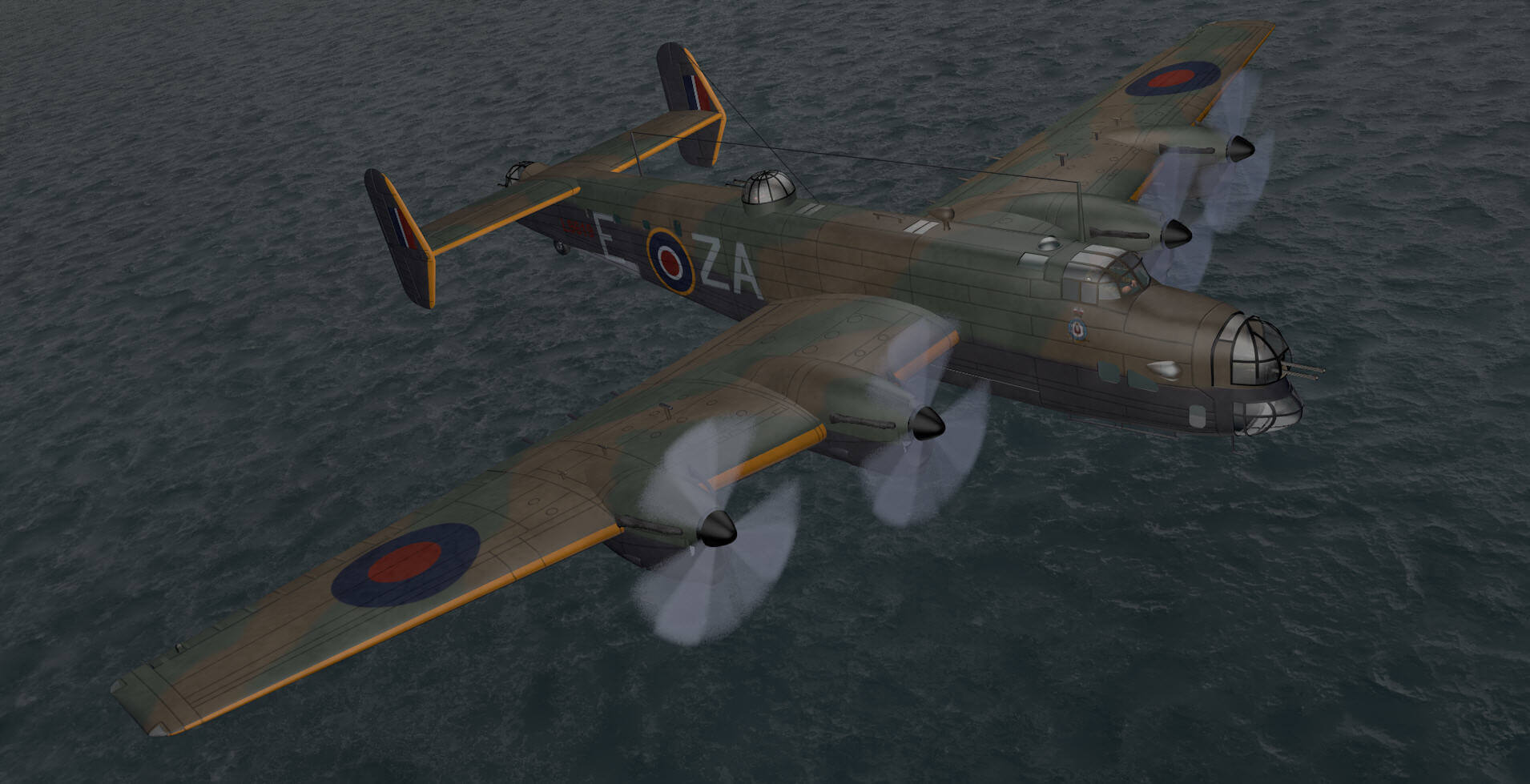 Handley Page Halifax Mk-2 3D Model by ChipBassChaos