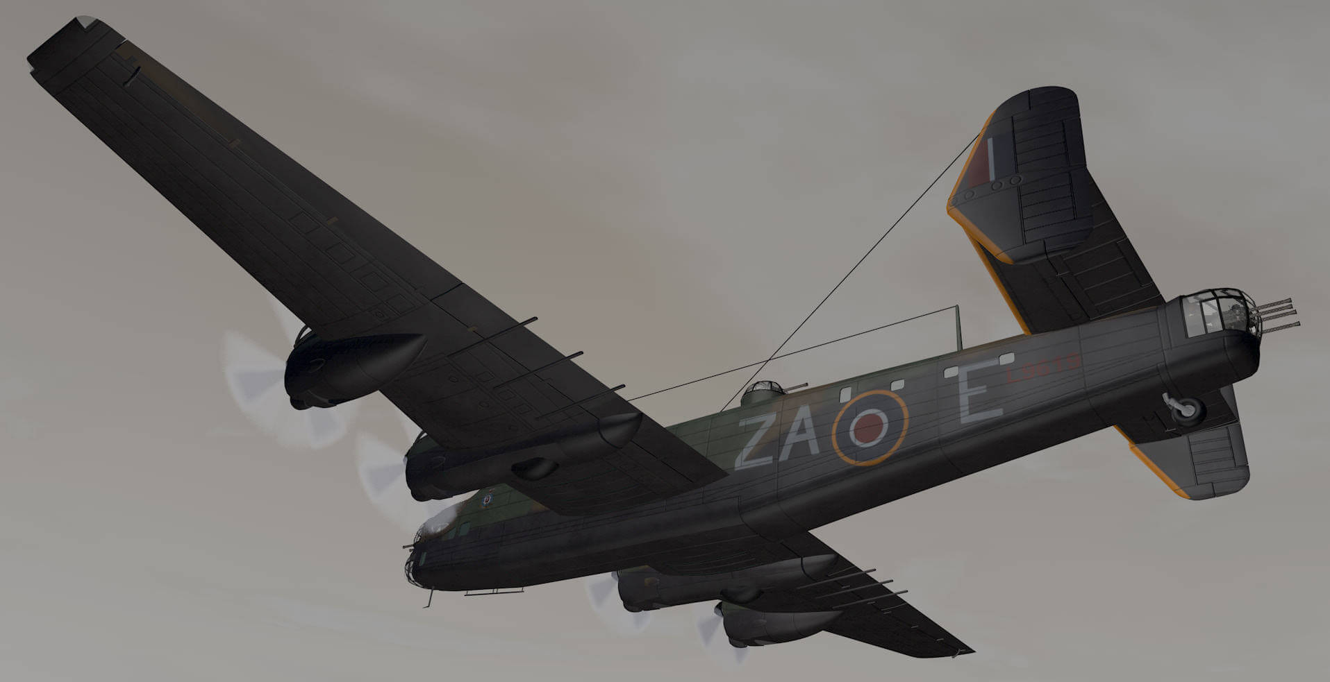 Handley Page Halifax Mk-2 3D Model by ChipBassChaos