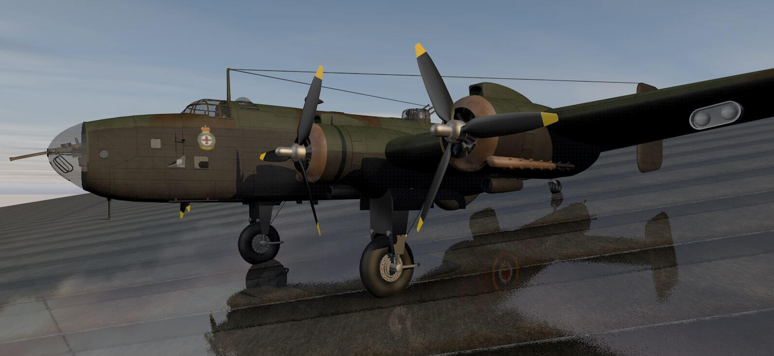 Handley Page Halifax Mk-3 3D Model by ChipBassChaos