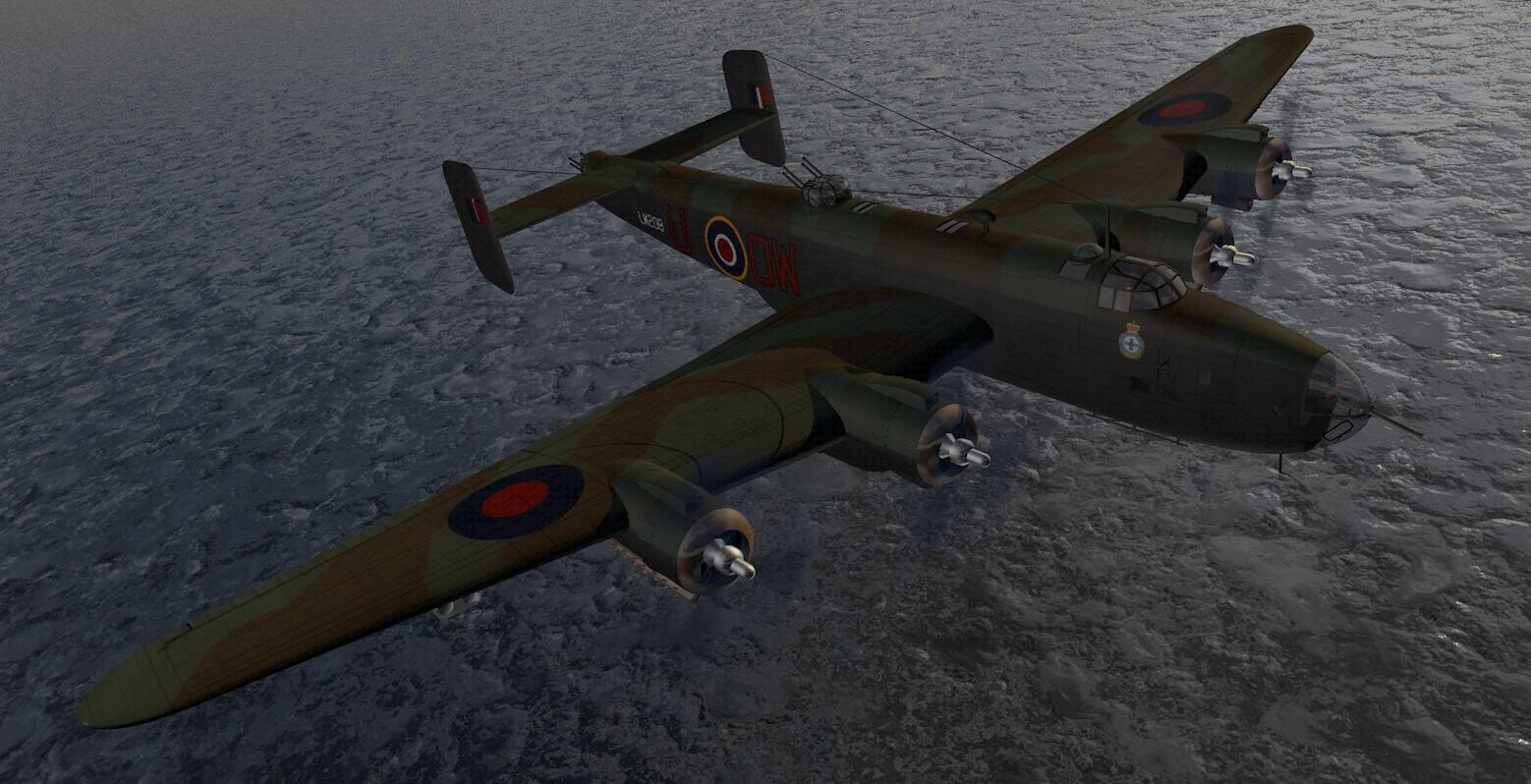 Handley Page Halifax Mk-3 3D Model by ChipBassChaos