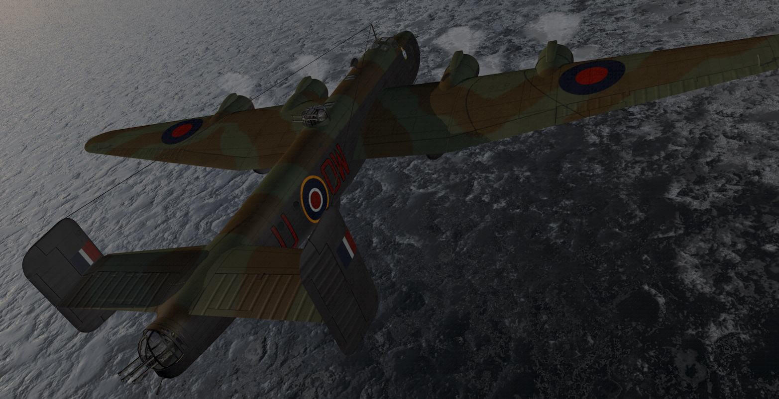 Handley Page Halifax Mk-3 3D Model by ChipBassChaos