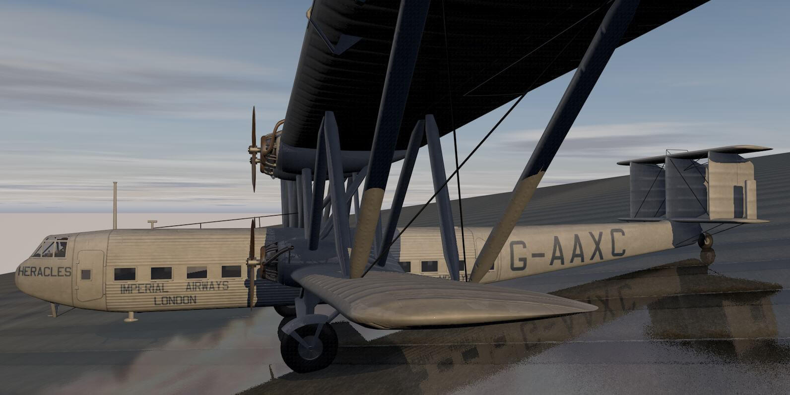 Handley Page HP-42 3D Model by ChipBassChaos