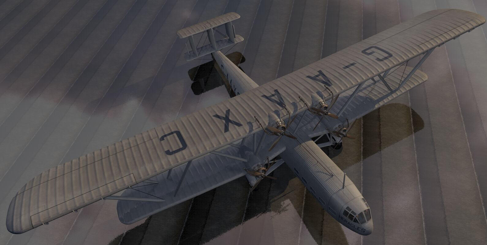 Handley Page HP-42 3D Model by ChipBassChaos