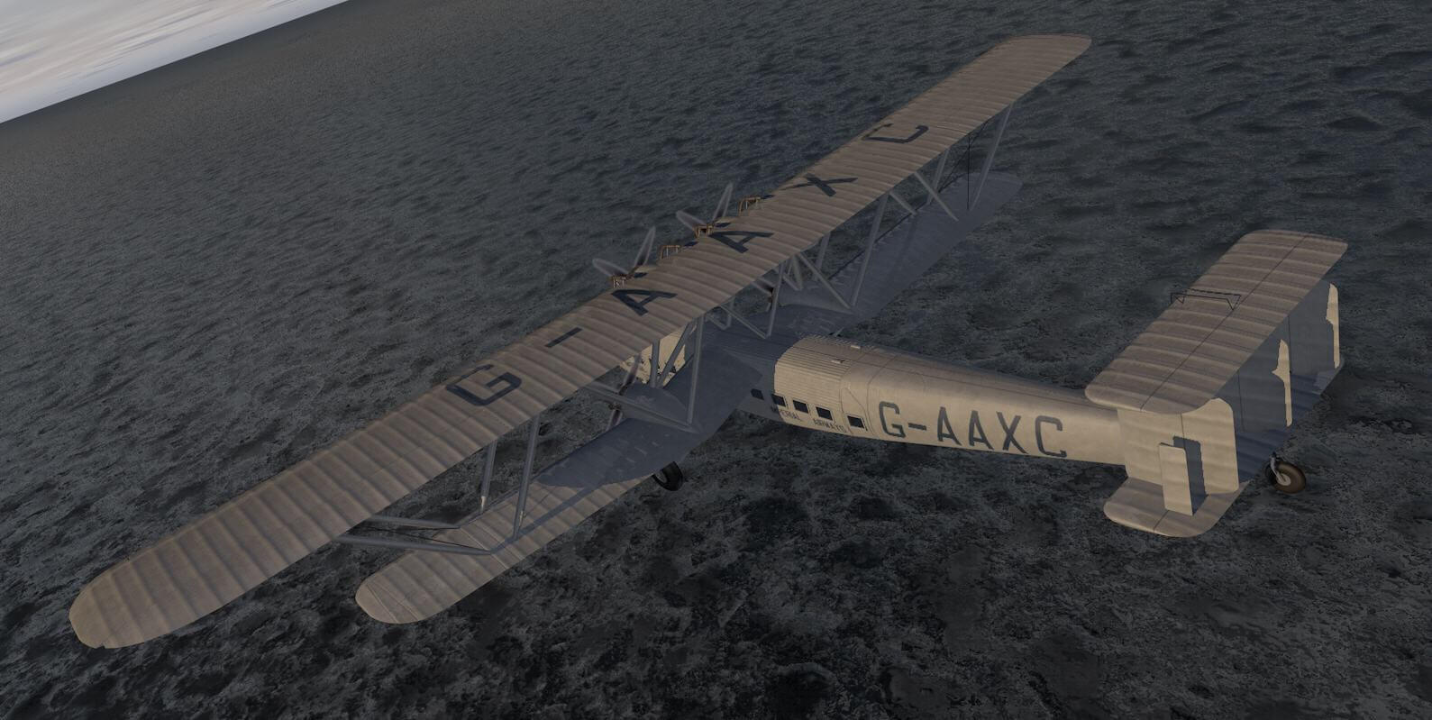 Handley Page HP-42 3D Model by ChipBassChaos