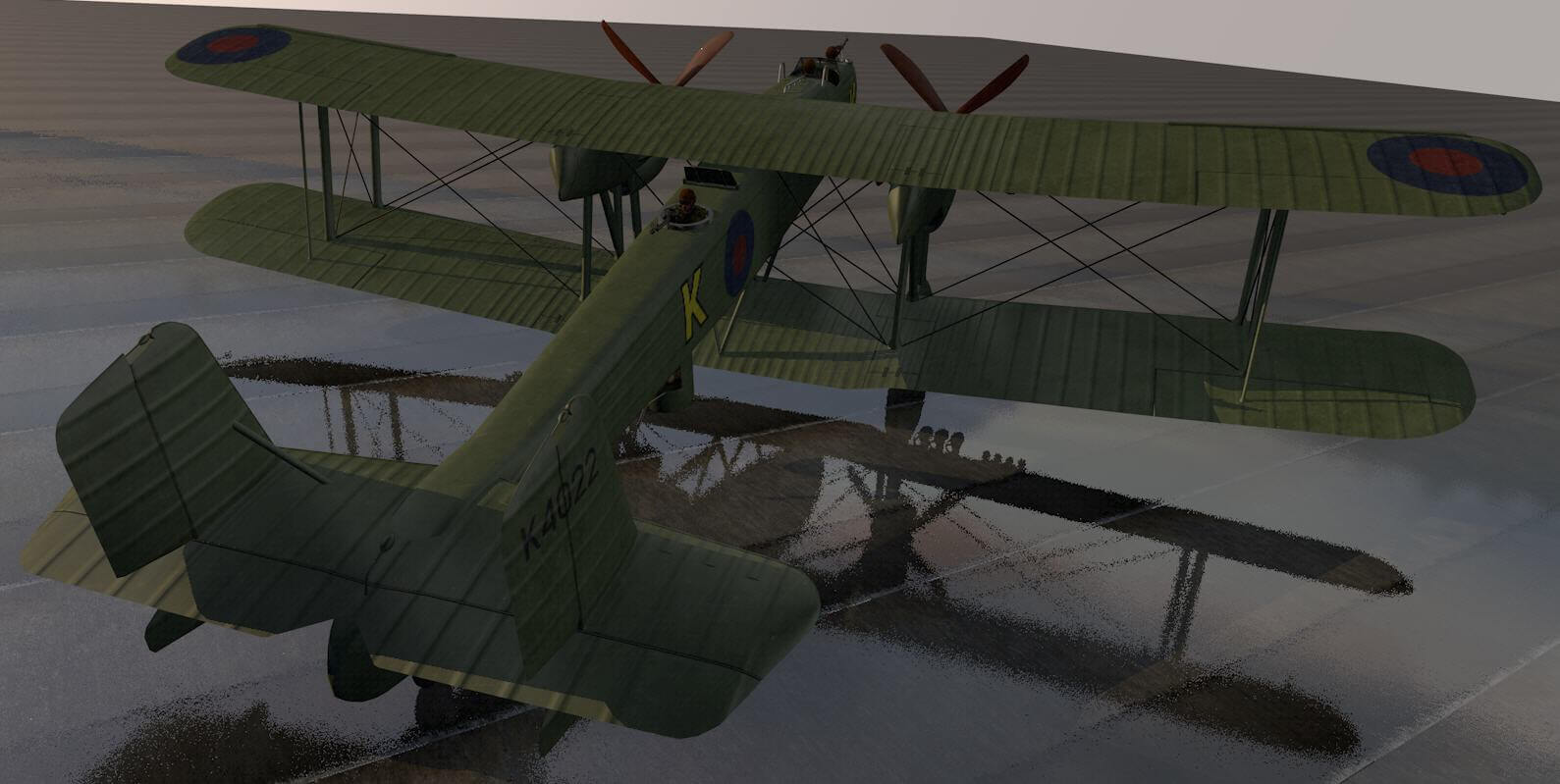 Handley Page HP-50 Heyford 3D Model by ChipBassChaos