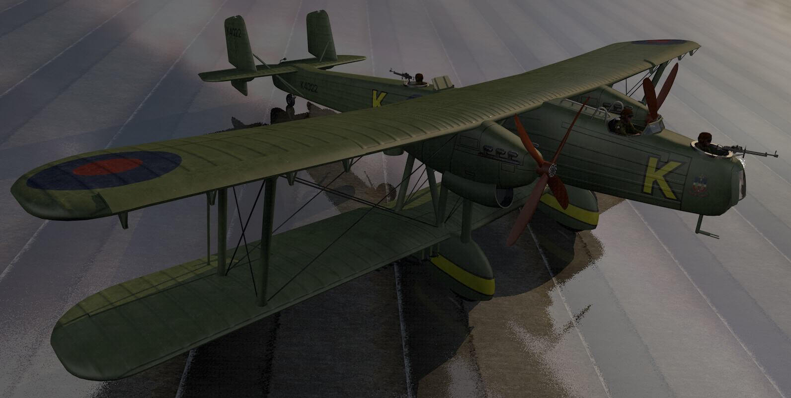 Handley Page HP-50 Heyford 3D Model by ChipBassChaos