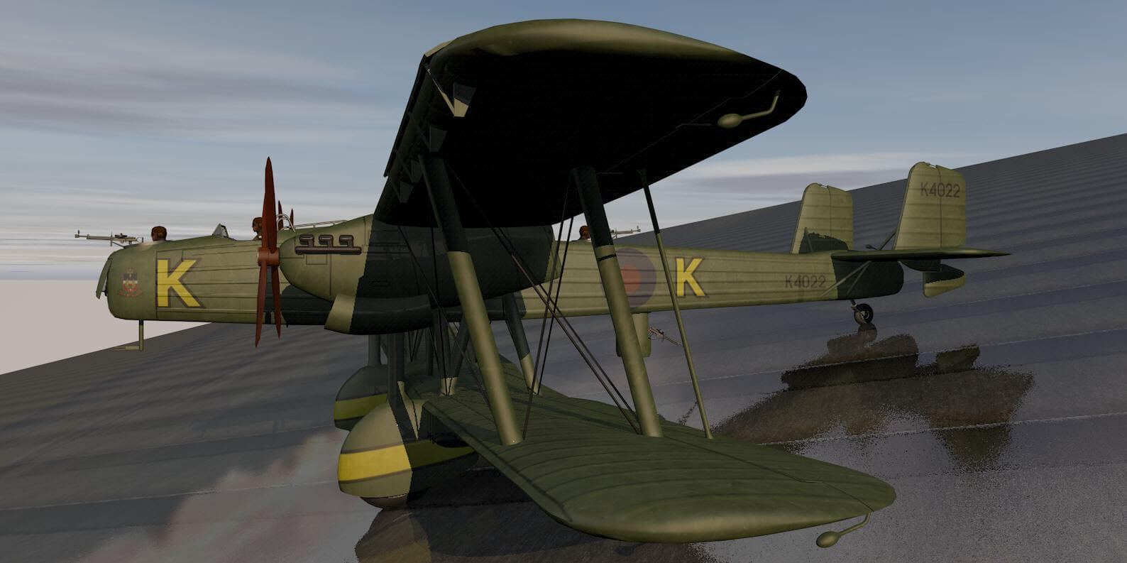 Handley Page HP-50 Heyford 3D Model by ChipBassChaos
