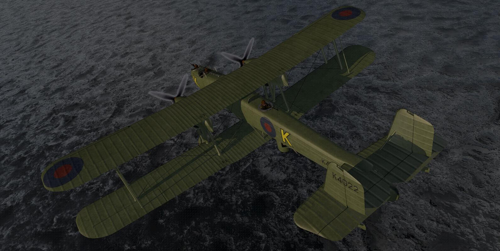 Handley Page HP-50 Heyford 3D Model by ChipBassChaos