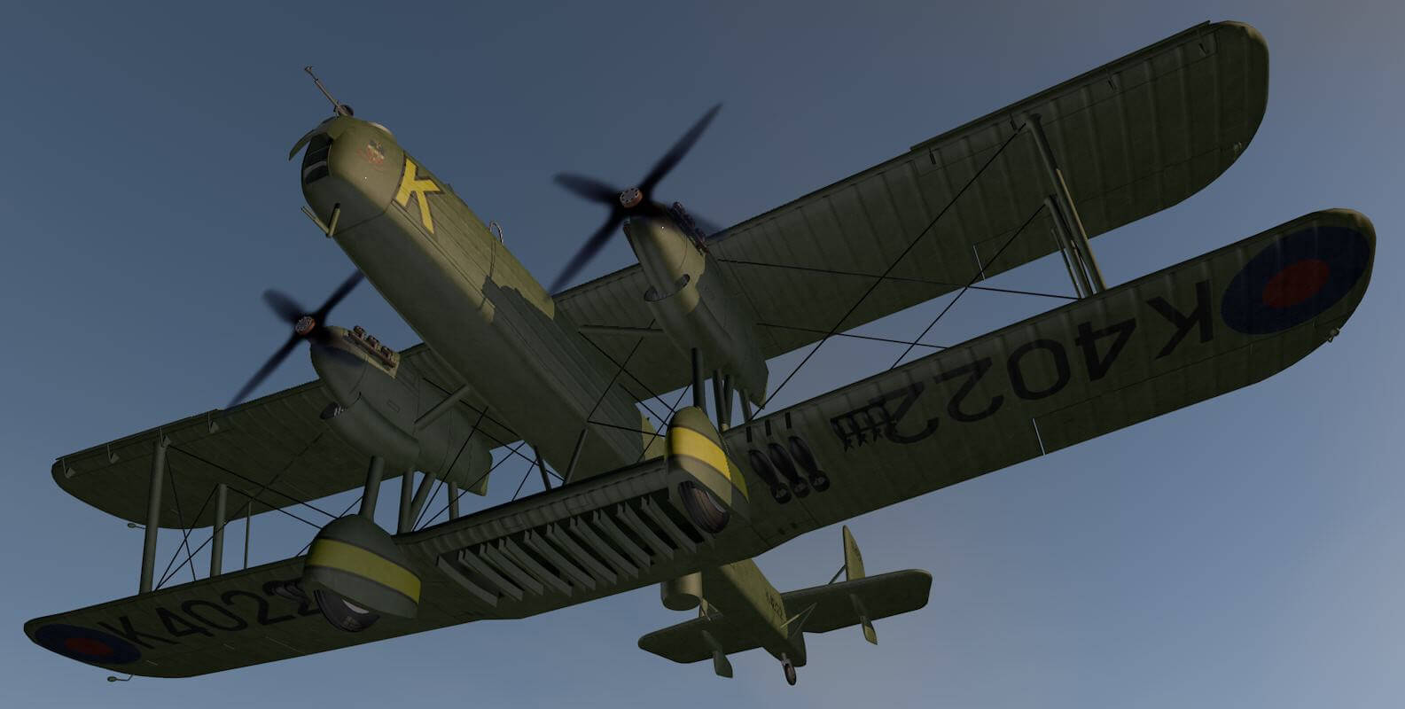Handley Page HP-50 Heyford 3D Model by ChipBassChaos
