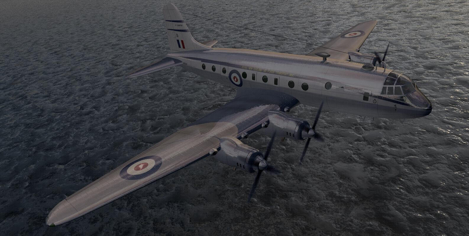 Handley Page HP-67 Hastings C Mk-1 3D Model by ChipBassChaos