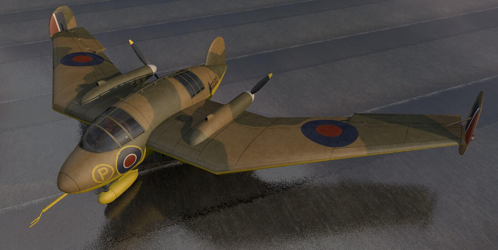 Handley Page HP-75 Manx 3D Model by ChipBassChaos