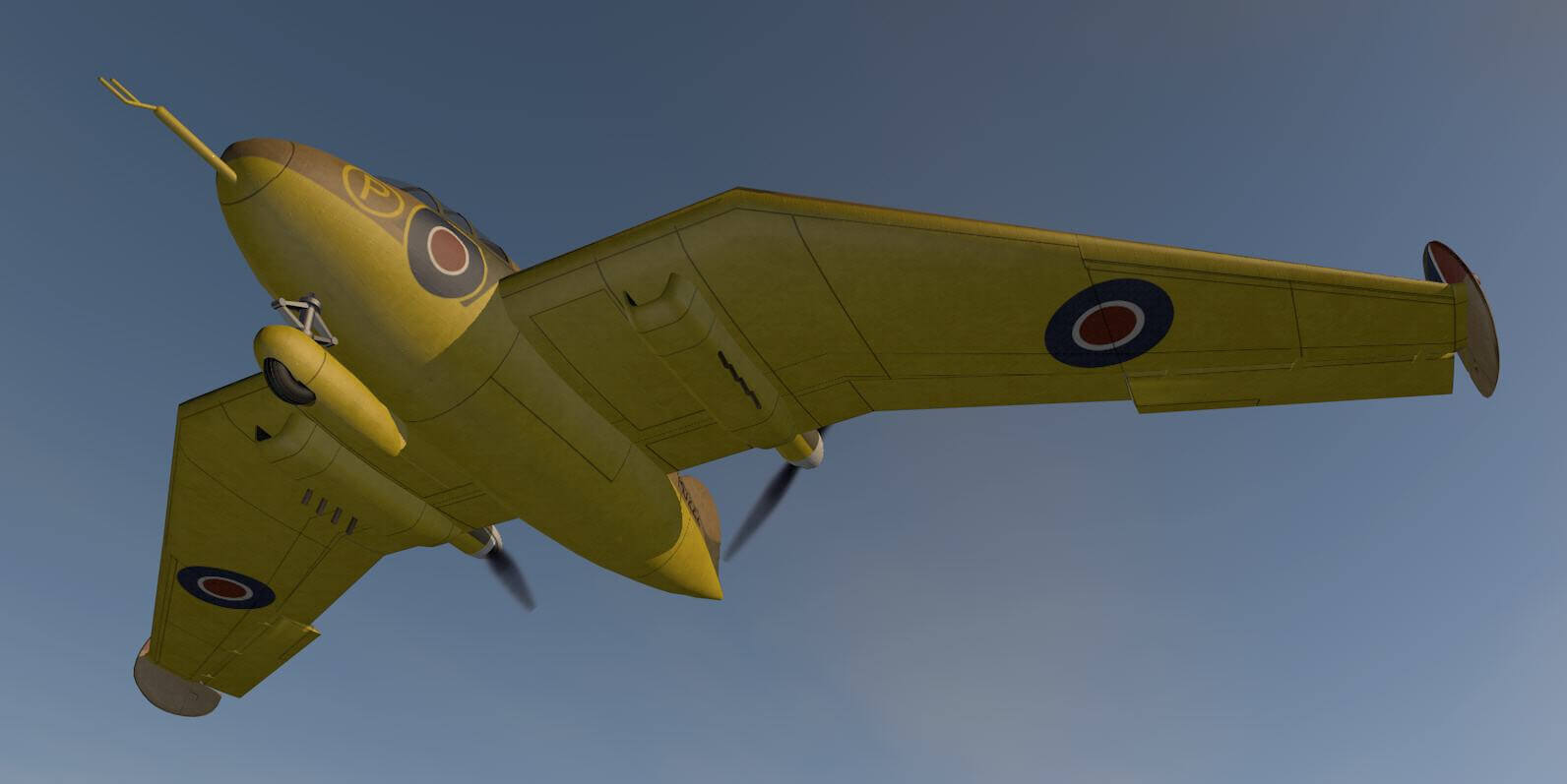 Handley Page HP-75 Manx 3D Model by ChipBassChaos