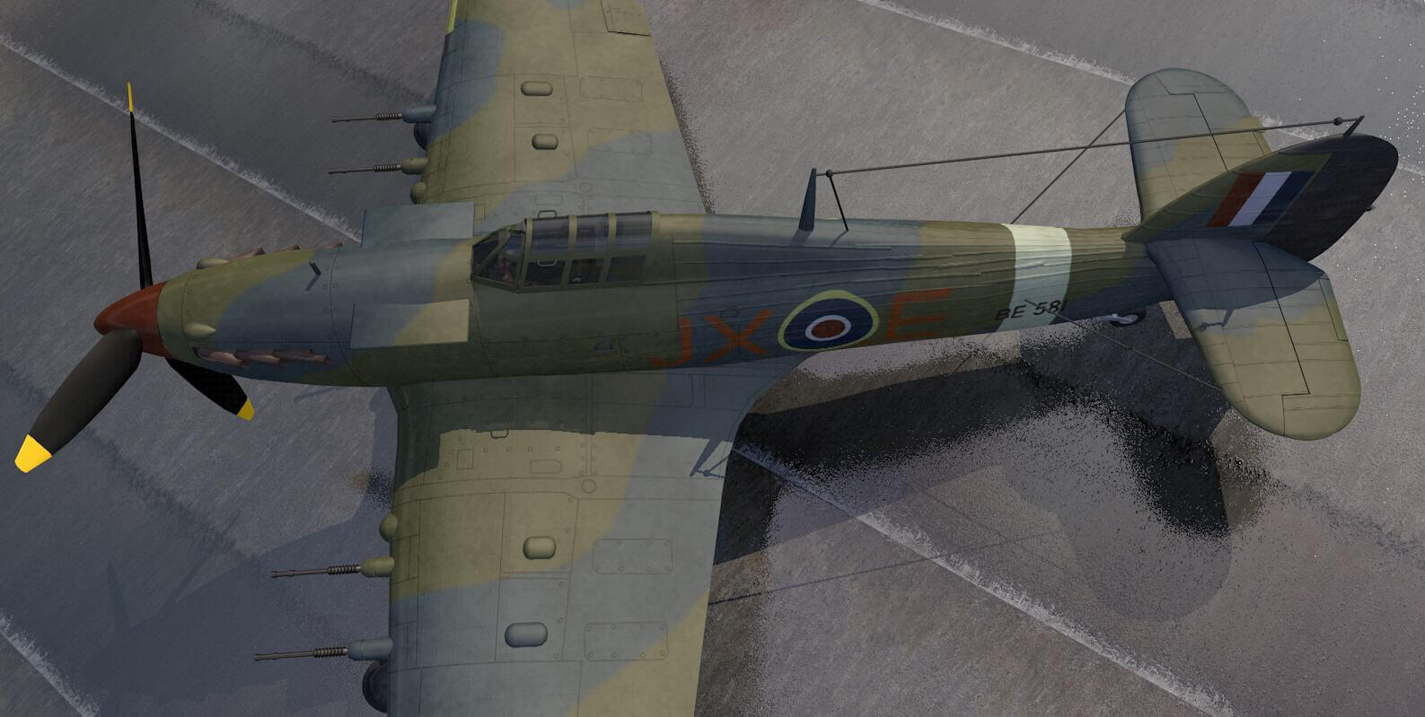 Hawker Hurricane Mk-2c Night Fighter 3D Model by ChipBassChaos