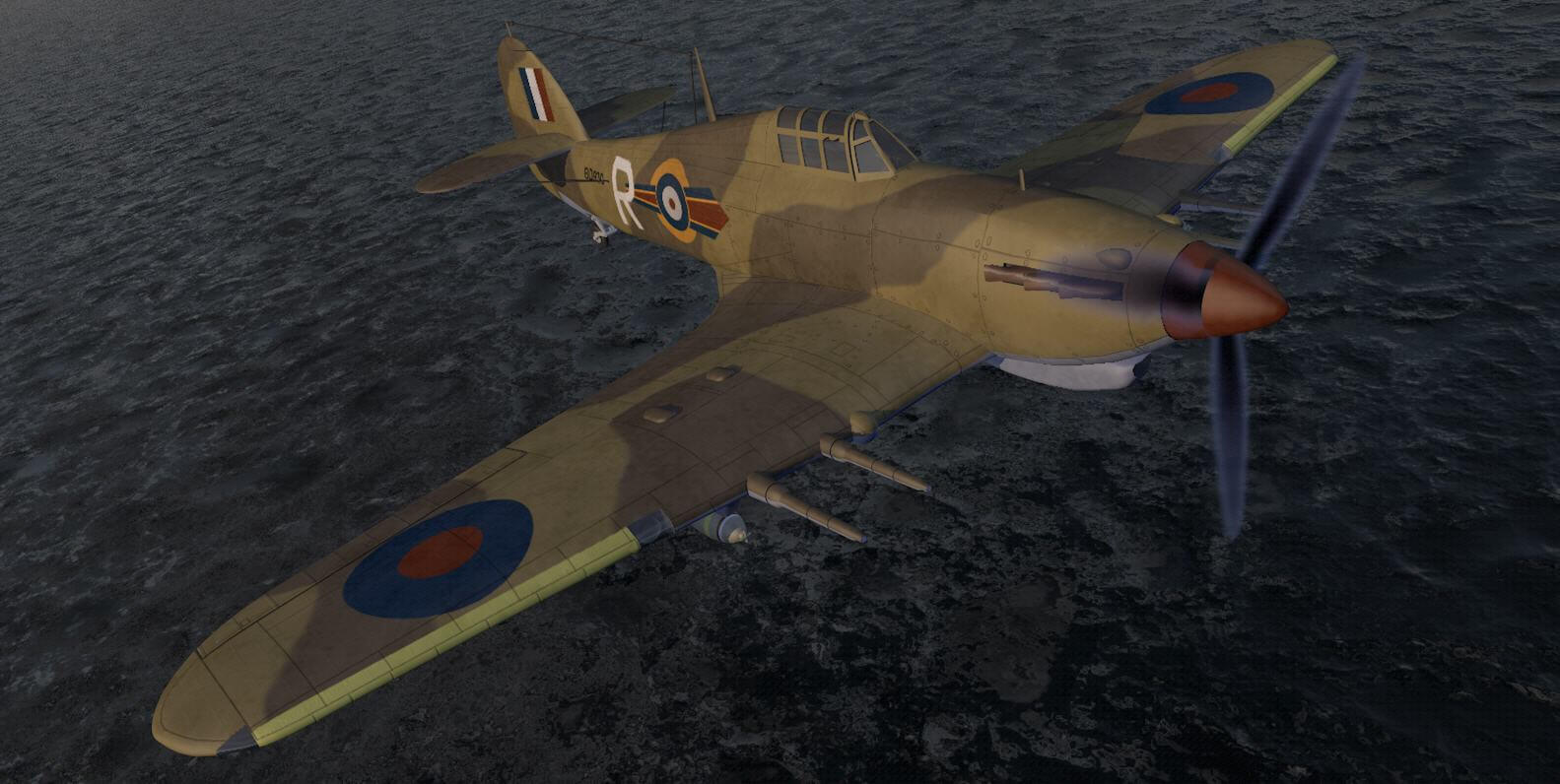 Hawker Hurricane Mk-2c Tropical 3D Model by ChipBassChaos