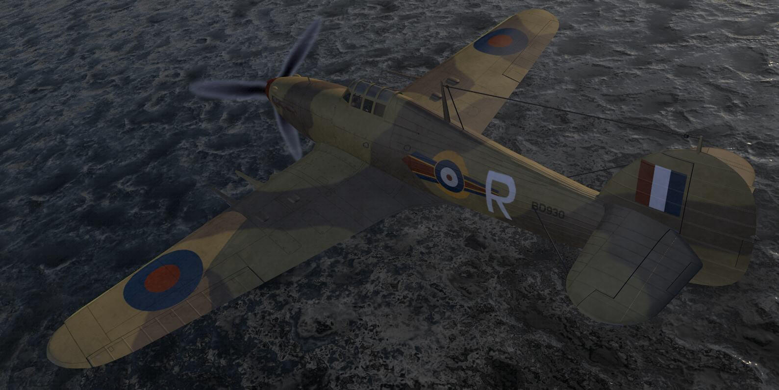 Hawker Hurricane Mk-2c Tropical 3D Model by ChipBassChaos