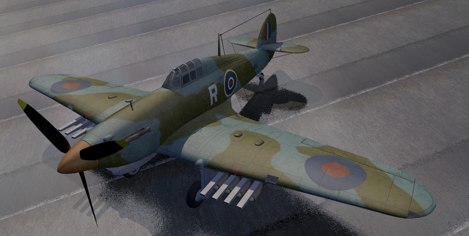 Hawker Hurricane Mk-4 3D Model by ChipBassChaos