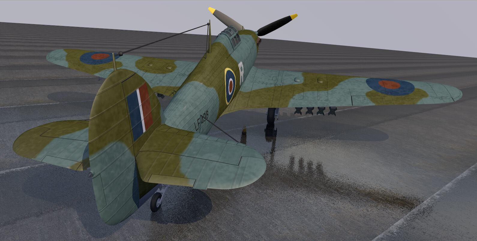 Hawker Hurricane Mk-4 3D Model by ChipBassChaos
