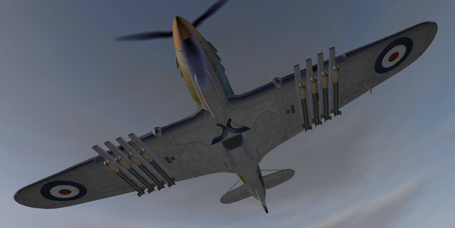 Hawker Hurricane Mk-4 3D Model by ChipBassChaos