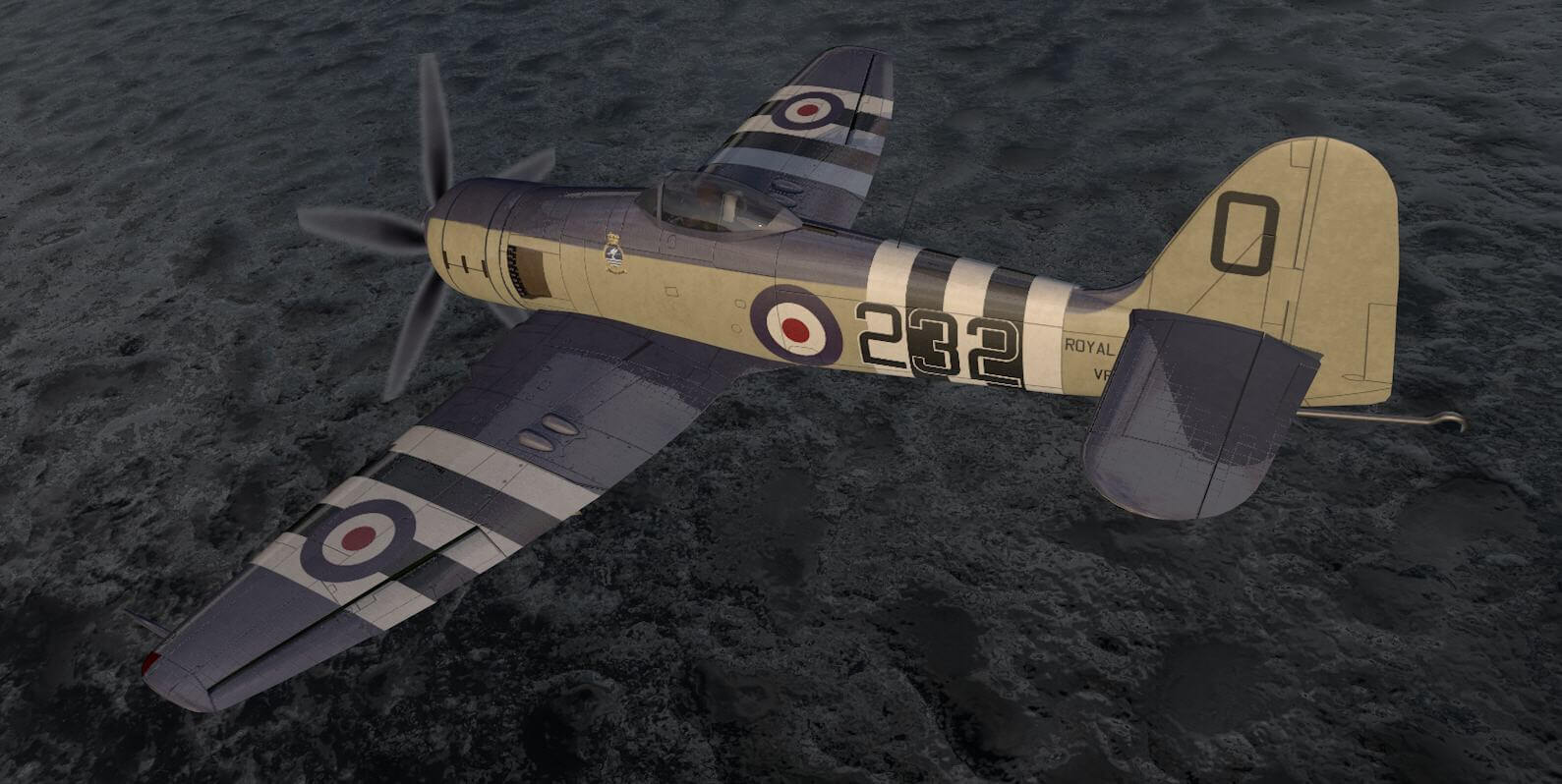 Hawker Sea Fury FB-11 3D Model by ChipBassChaos