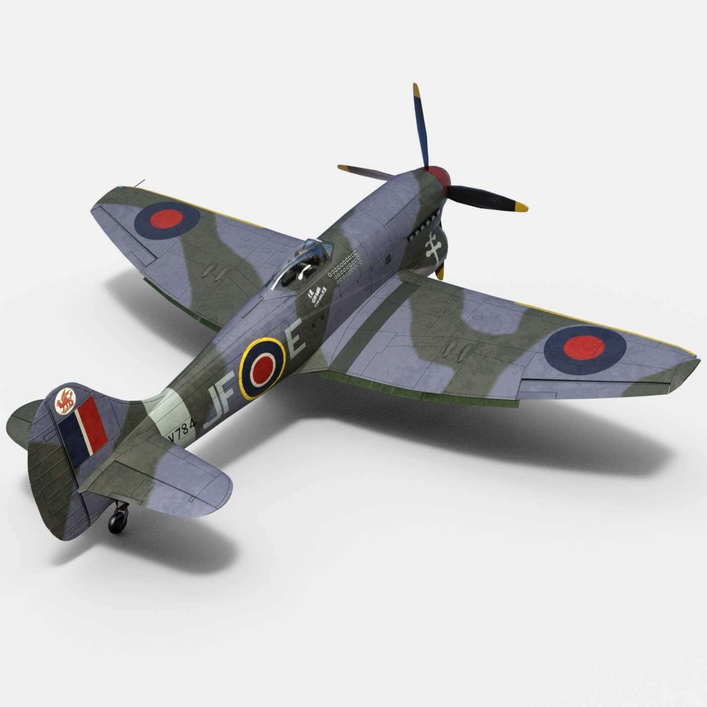 Hawker Tempest Mk-5 3D Model by ChipBassChaos