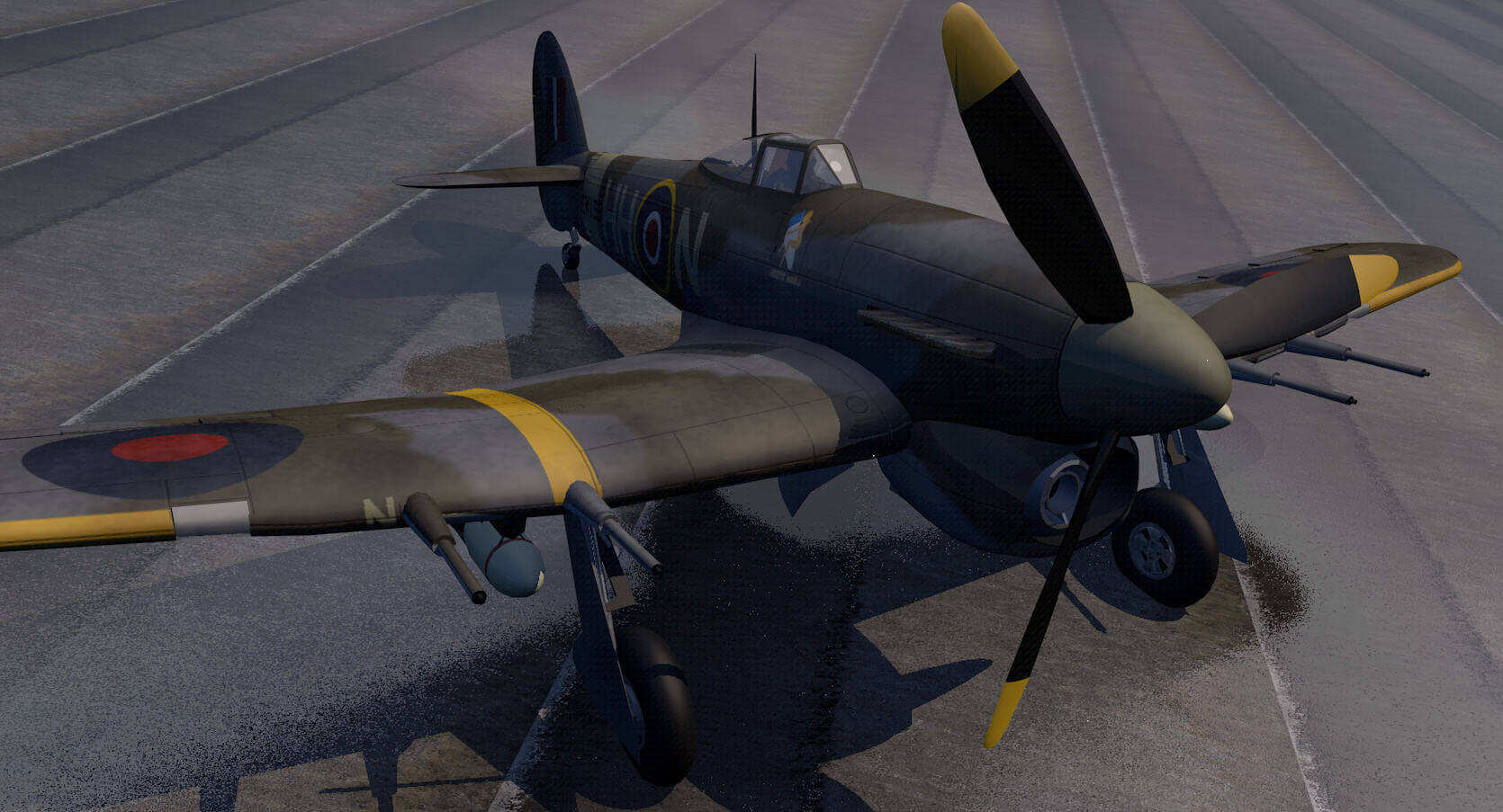Hawker Typhoon Mk-1B Early 3D Model by ChipBassChaos