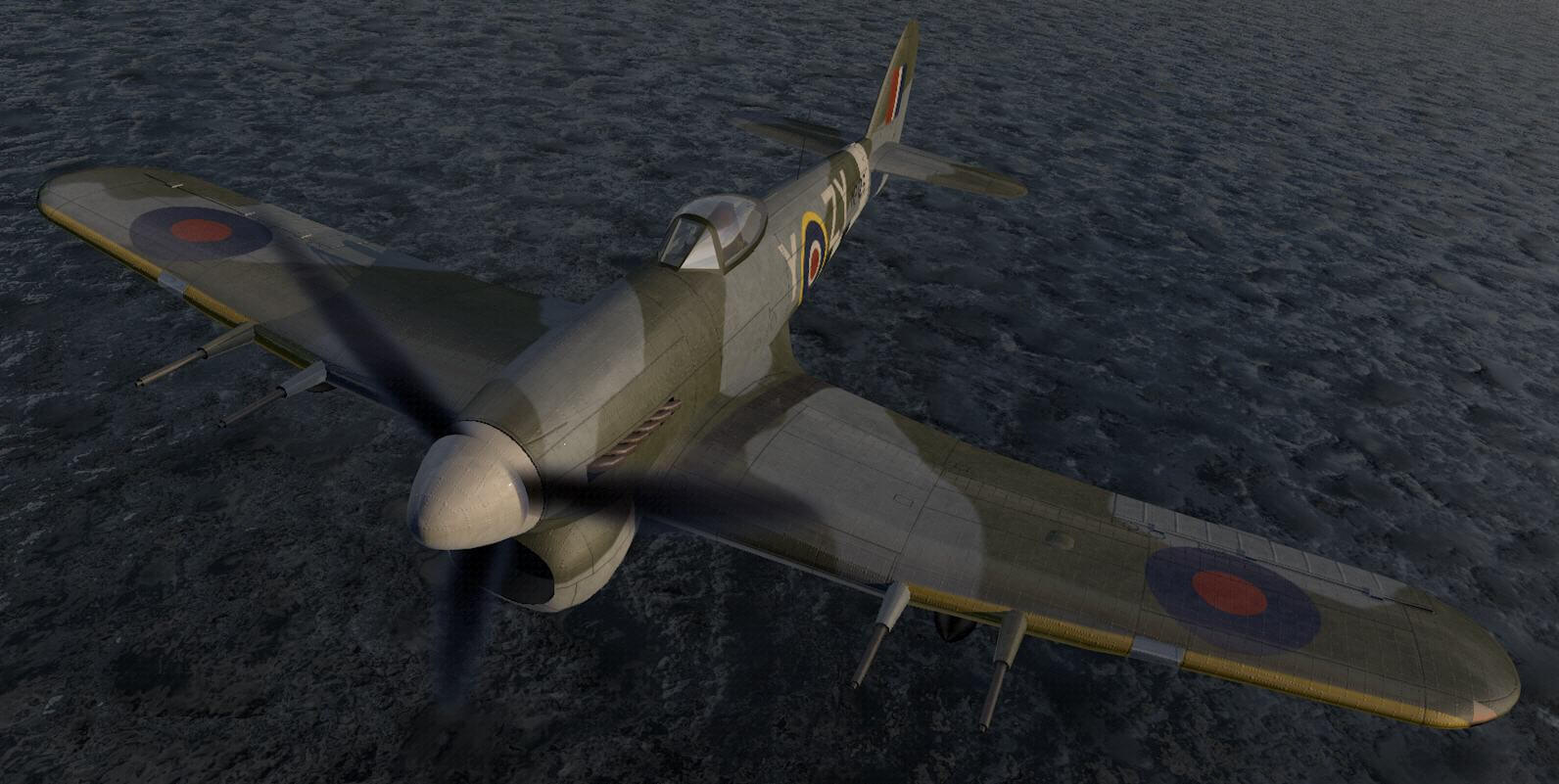 Hawker Typhoon Mk-1B Late (RAF) 3D Model by ChipBassChaos