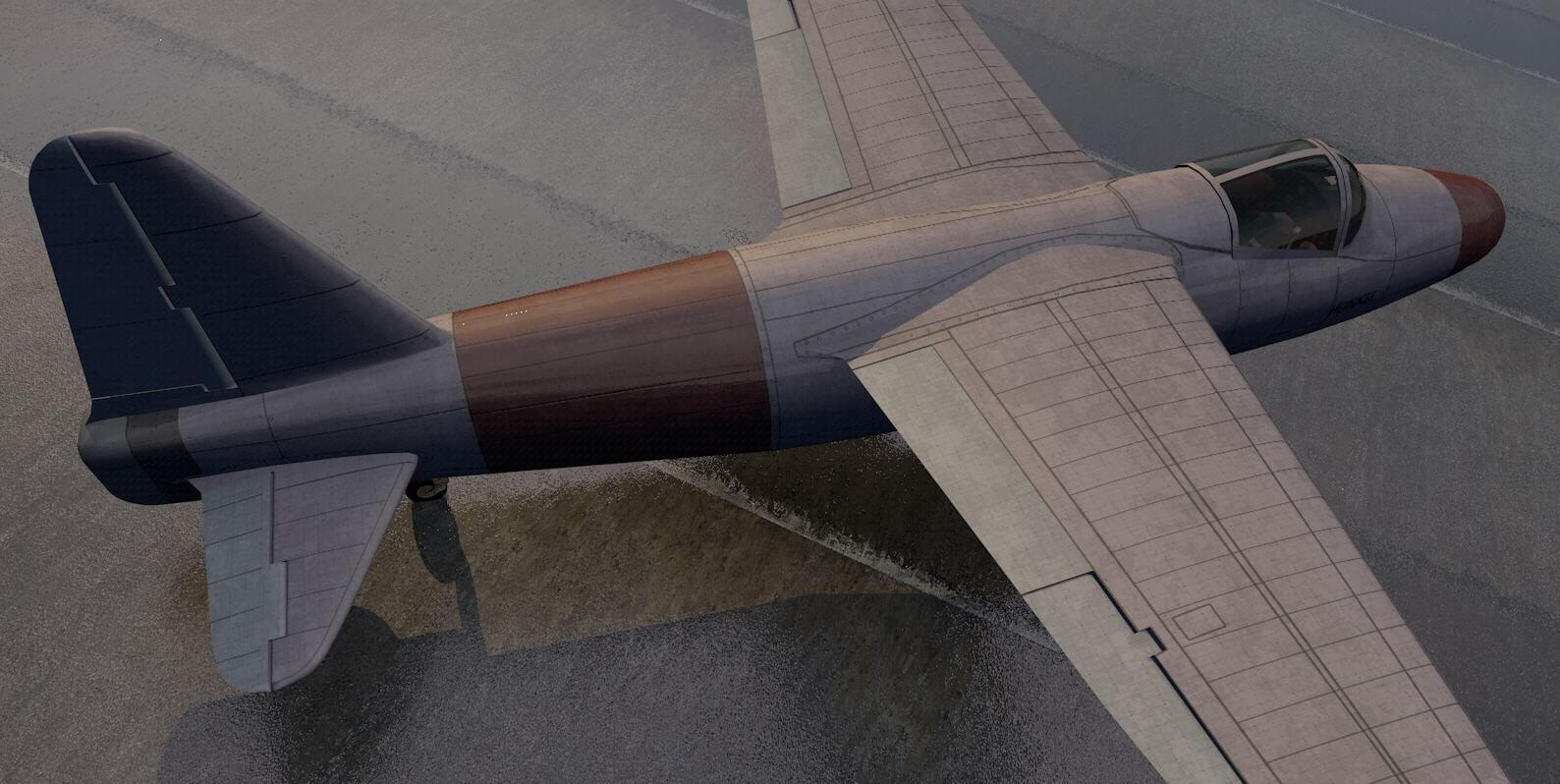 Heinkel He-178 3D Model by ChipBassChaos