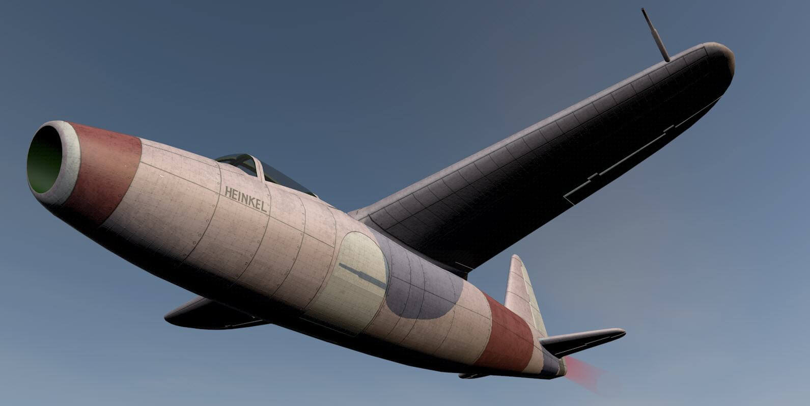 Heinkel He-178 3D Model by ChipBassChaos