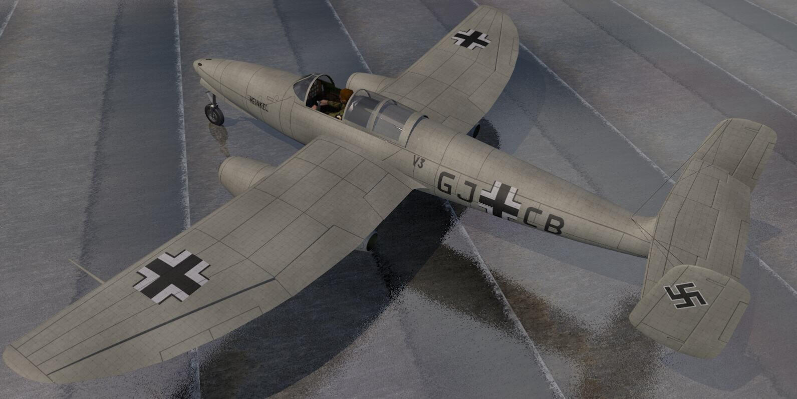 Heinkel He-280A 3D Model by ChipBassChaos