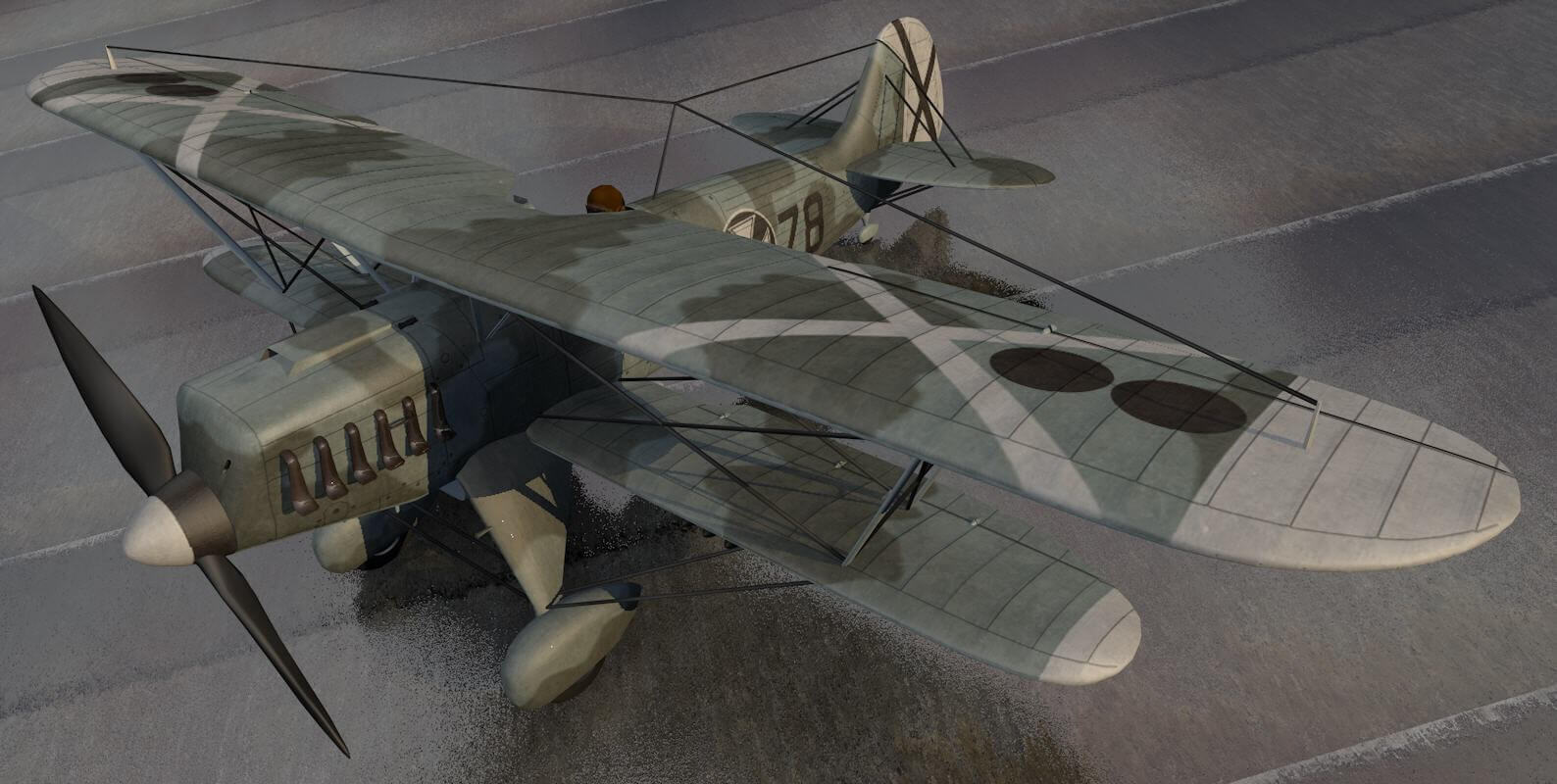 Heinkel He-51 A-1 3D Model by ChipBassChaos