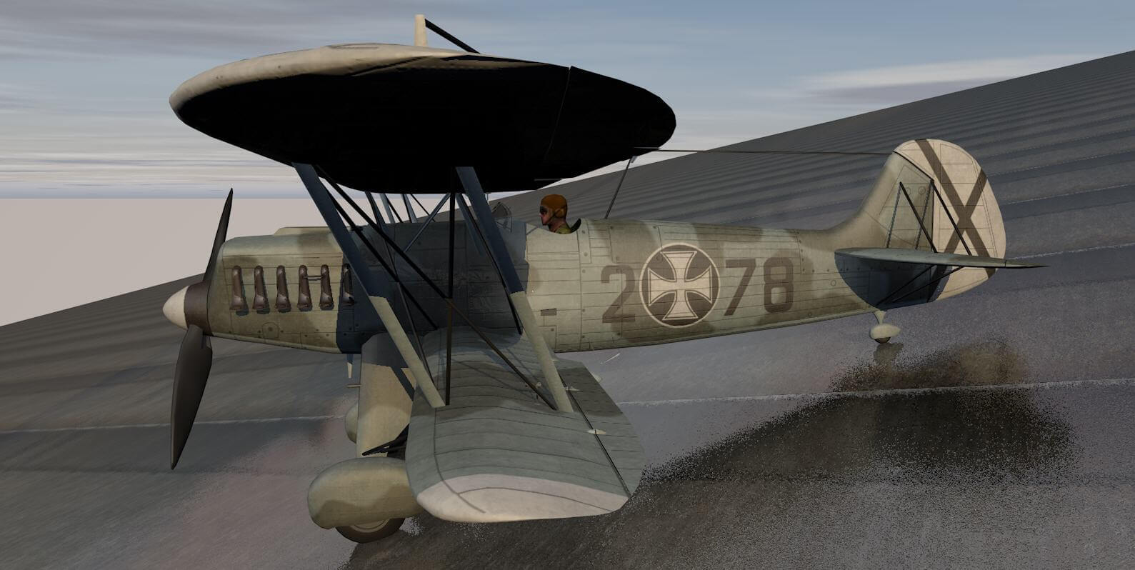Heinkel He-51 A-1 3D Model by ChipBassChaos