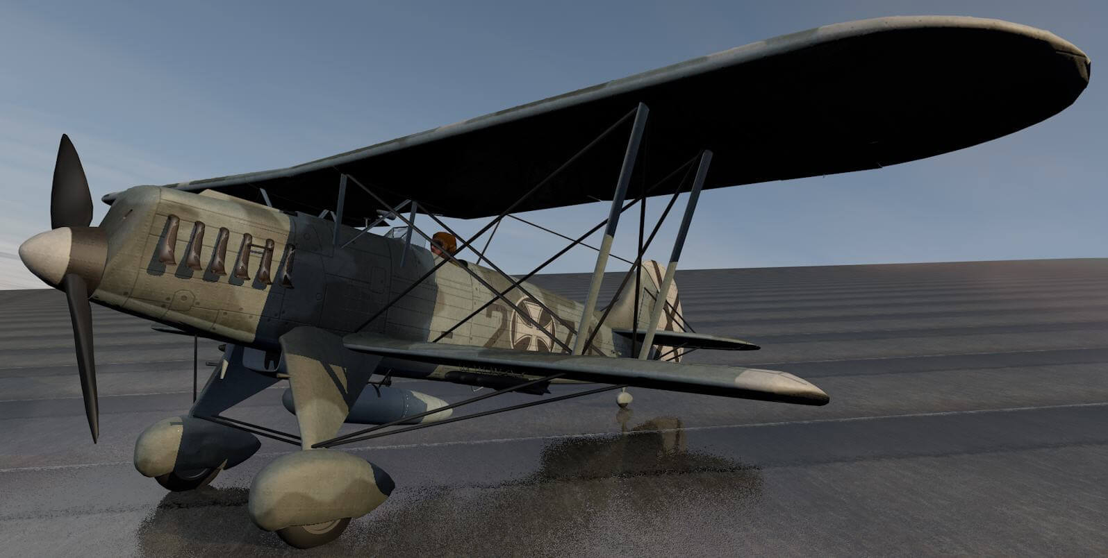 Heinkel He-51 A-1 3D Model by ChipBassChaos