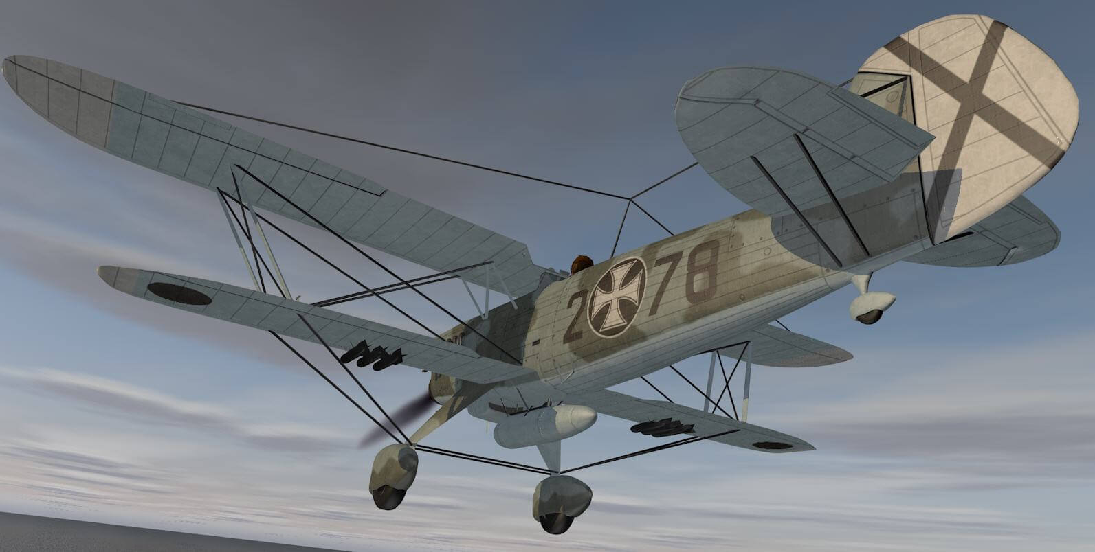Heinkel He-51 A-1 3D Model by ChipBassChaos