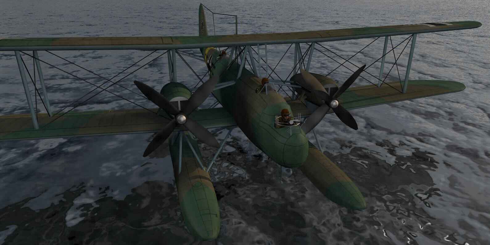 Heinkel He-59 D-1 3D Model by ChipBassChaos