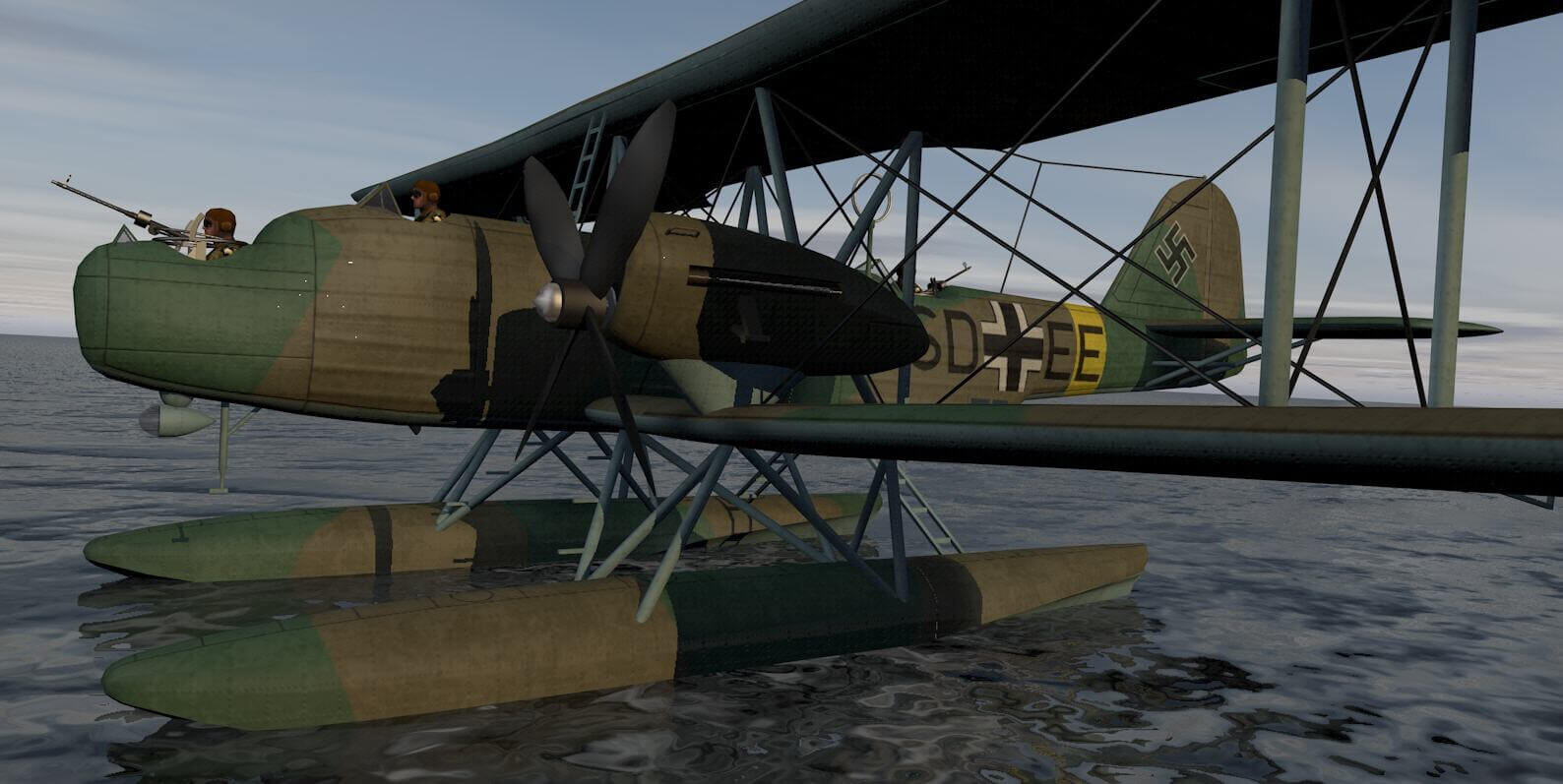 Heinkel He-59 D-1 3D Model by ChipBassChaos