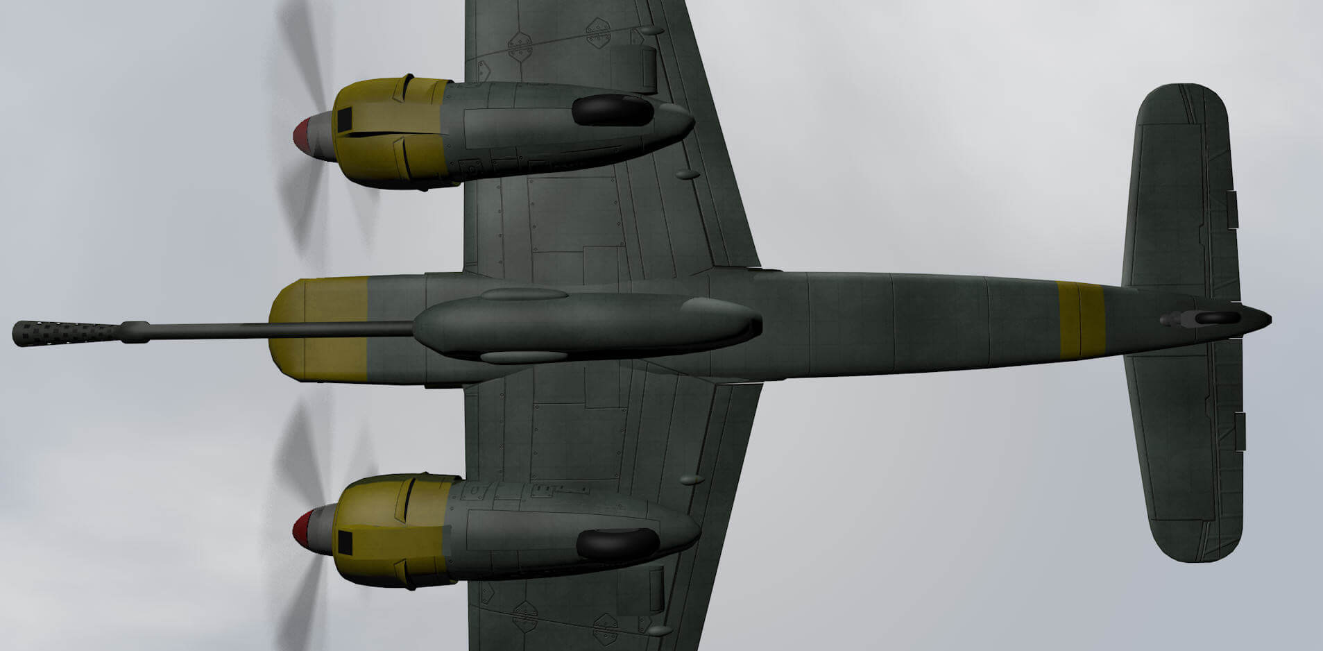 Henschel Hs-129 B-3 3D Model by ChipBassChaos