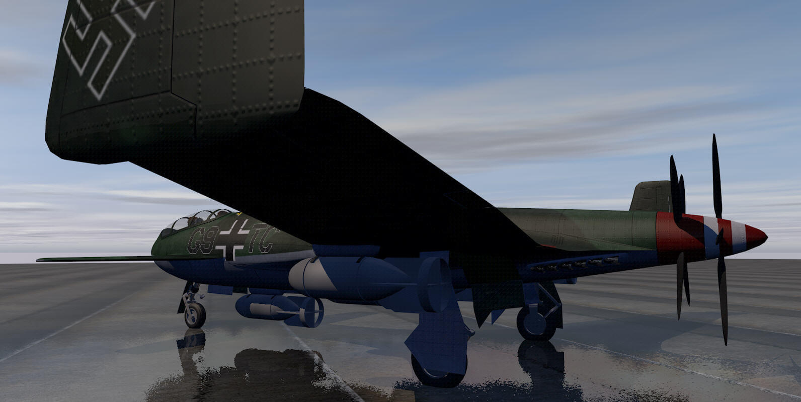 Henschel Hs-P-87 3D Model by ChipBassChaos