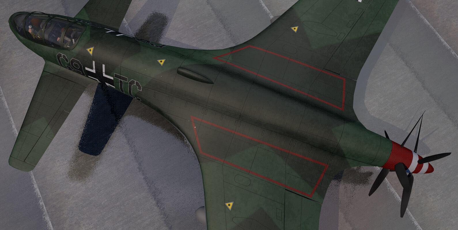 Henschel Hs-P-87 3D Model by ChipBassChaos