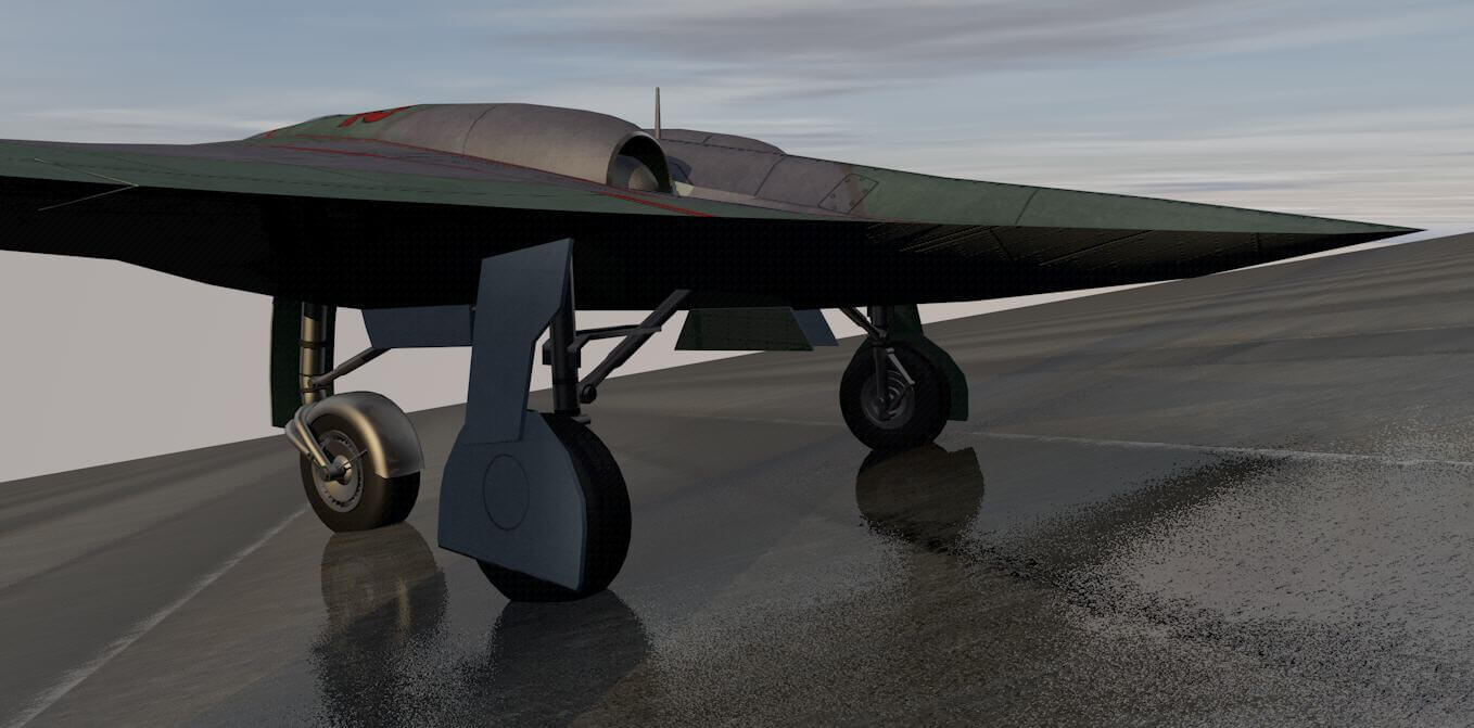 Horten Ho-229A 3D Model by ChipBassChaos