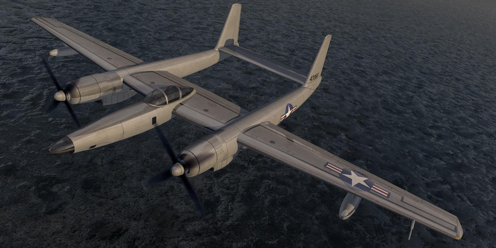 Hughes XF-11 3D Model by ChipBassChaos