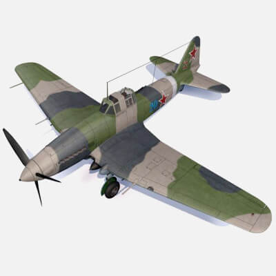 Ilyushin IL-10 3D Model by ChipBassChaos