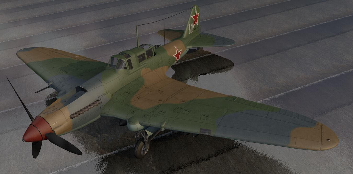 Ilyushin IL-2M3 Sturmovik 3D Model by ChipBassChaos