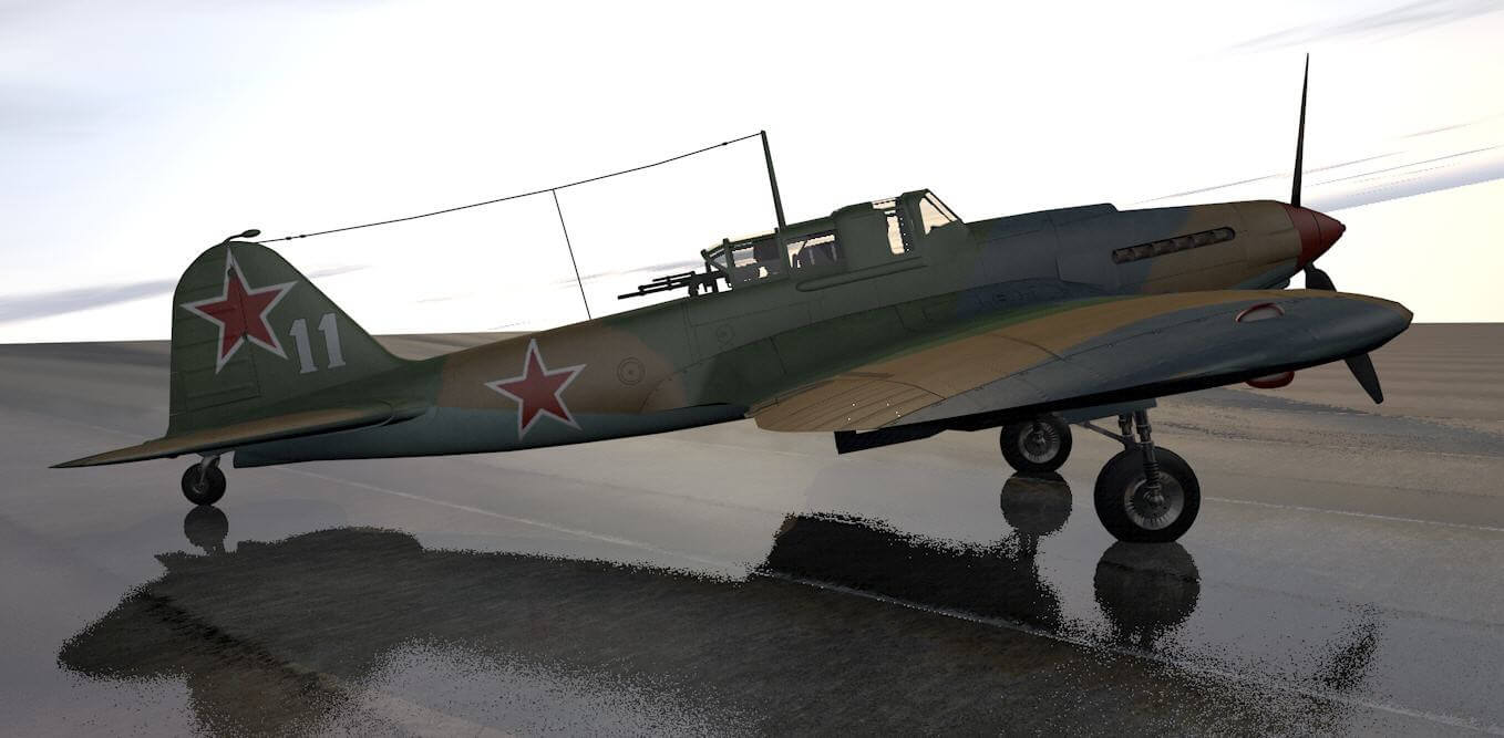 Ilyushin IL-2M3 Sturmovik 3D Model by ChipBassChaos