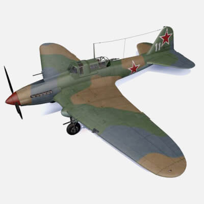 Ilyushin IL-2M3 Sturmovik 3D Model by ChipBassChaos