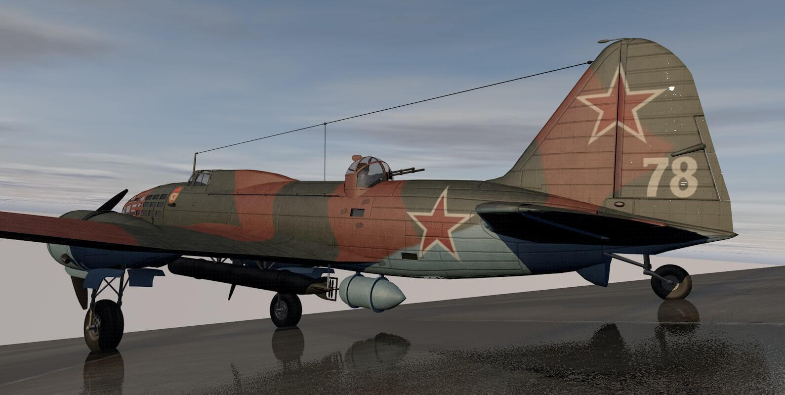 Ilyushin IL-4 - IL-4T - DB-3F 3D Model by ChipBassChaos