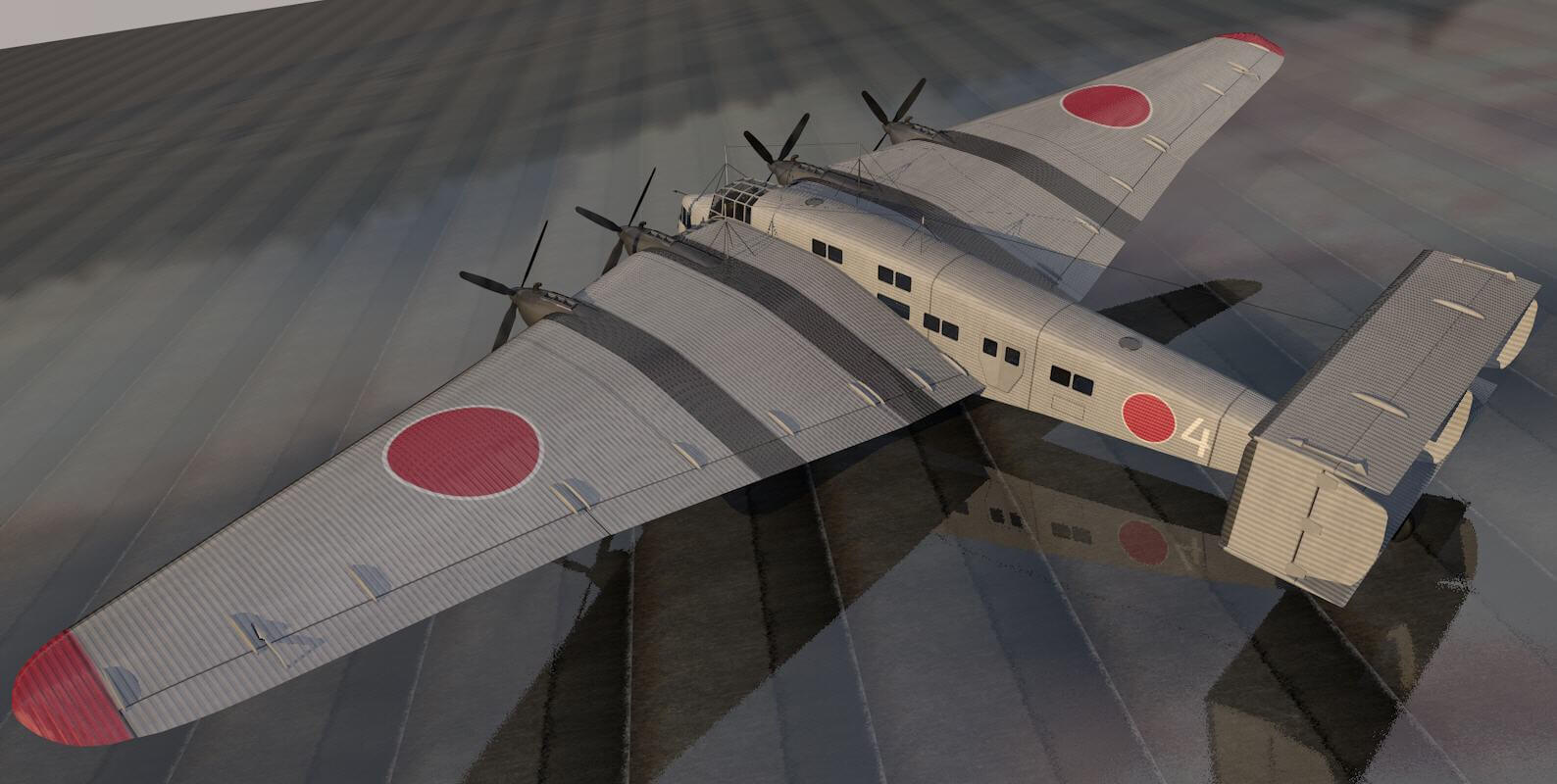 Junkers G-38 3D Model by ChipBassChaos