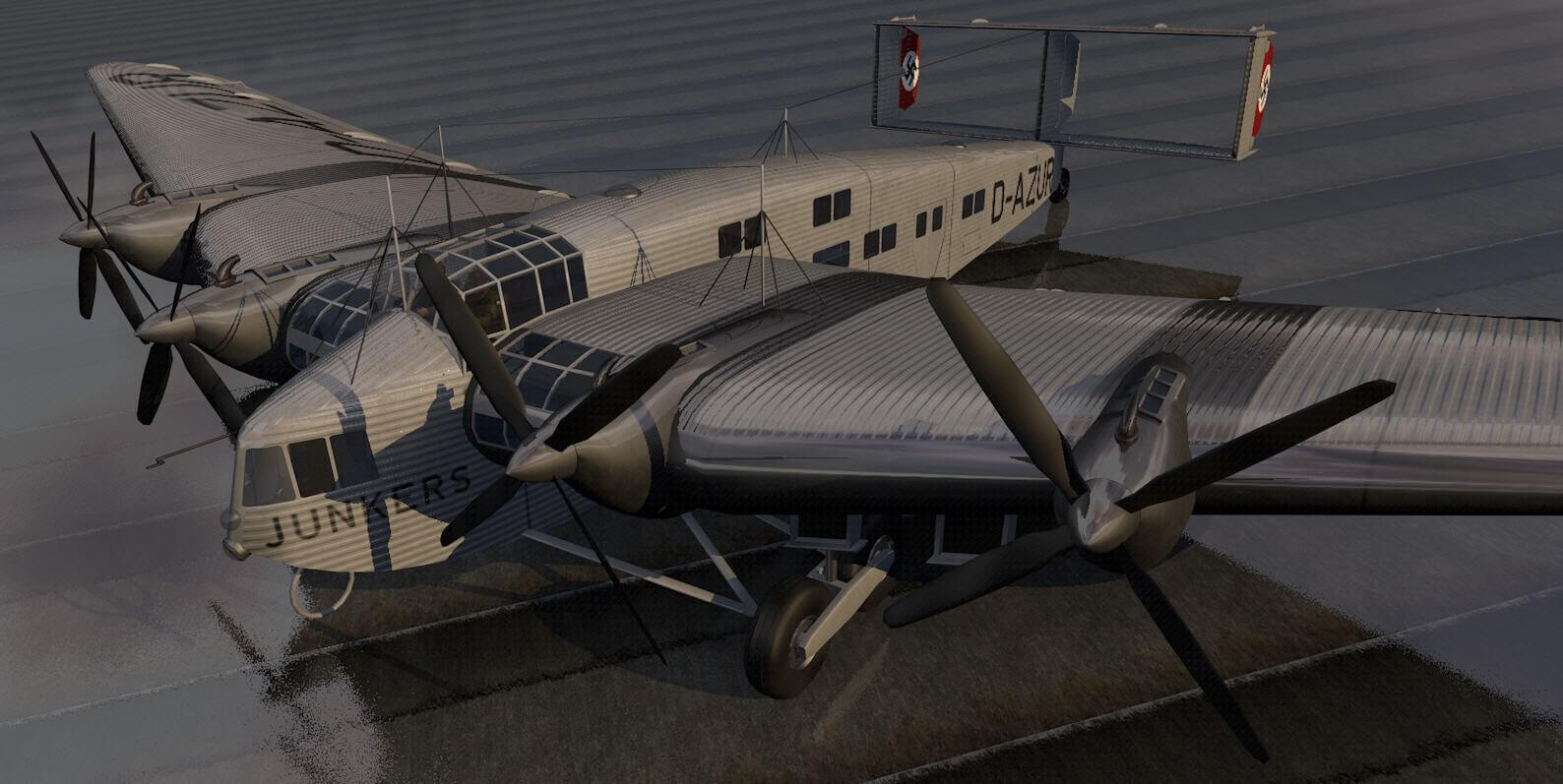 Junkers G-38 3D Model by ChipBassChaos