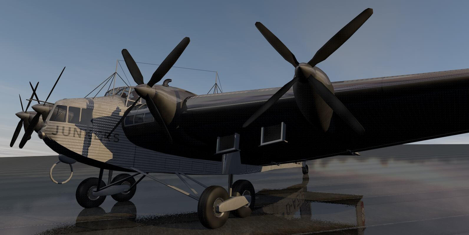 Junkers G-38 3D Model by ChipBassChaos